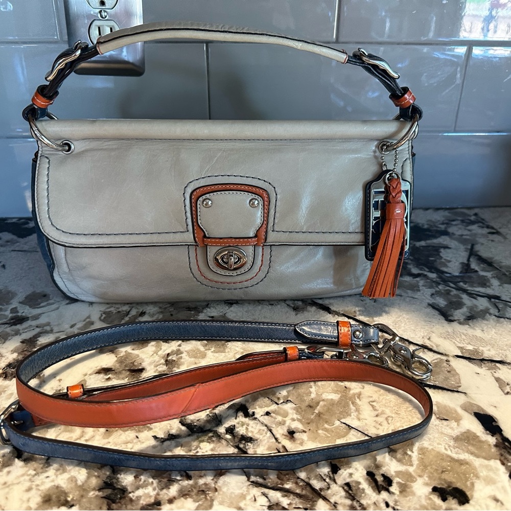 Coach Leather Color Block City Willis - Gem